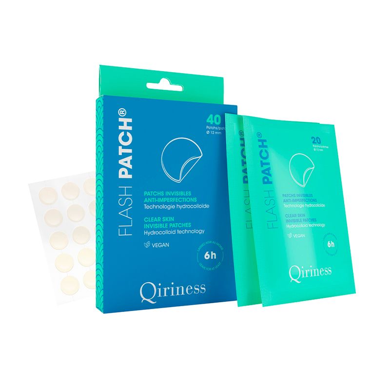 Невидимые концентрированные патчи для лица Qiriness Flash Patch Clear ...