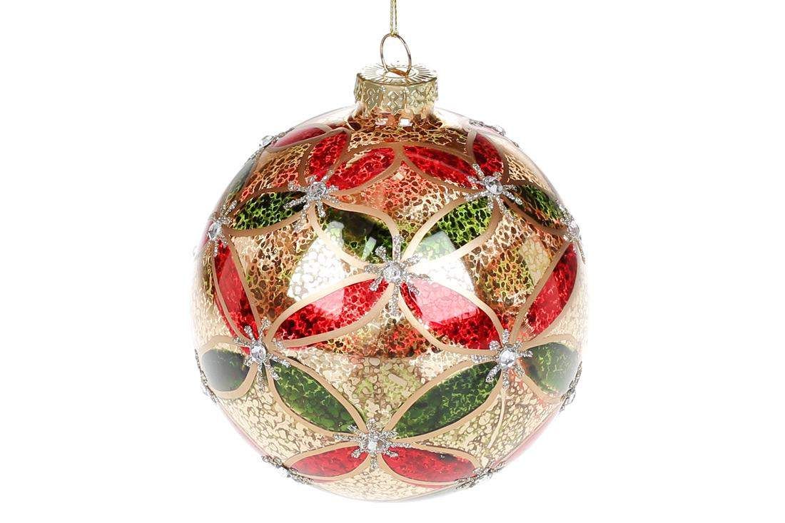 Ялинкова куля BonaDi 10 см Різнокольоровий (NY15-753) (983935) — купить на EVA.UA — цена 268.5 грн