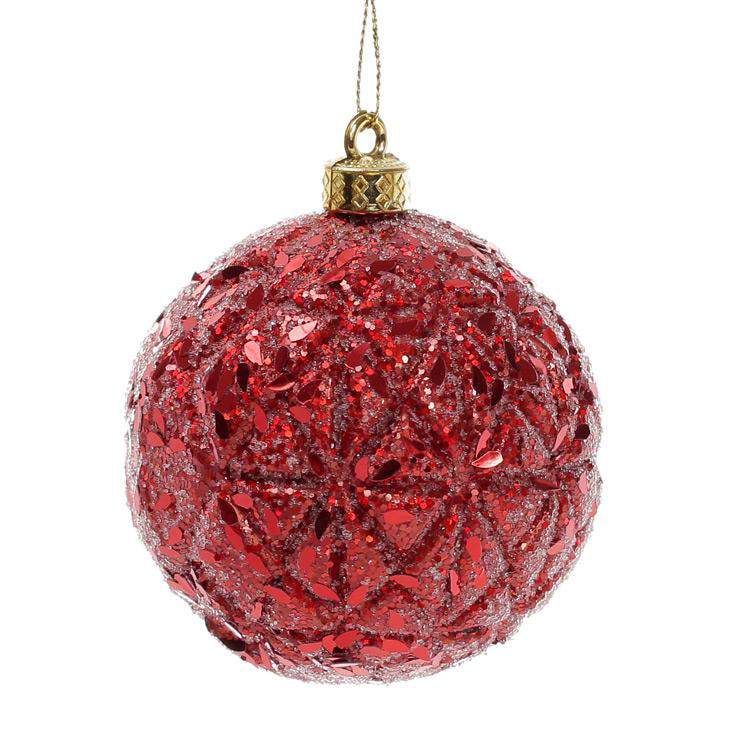 Куля новорічна BonaDi Ромб D-10 см Червоний (182-894) (984417) — купить на EVA.UA — цена 253.5 грн