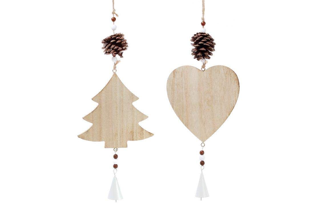 Набір ялинкових прикрас BonaDi 2 шт 14 см Бежевий (749-332) (984445) — купити на EVA.UA — ціна ...