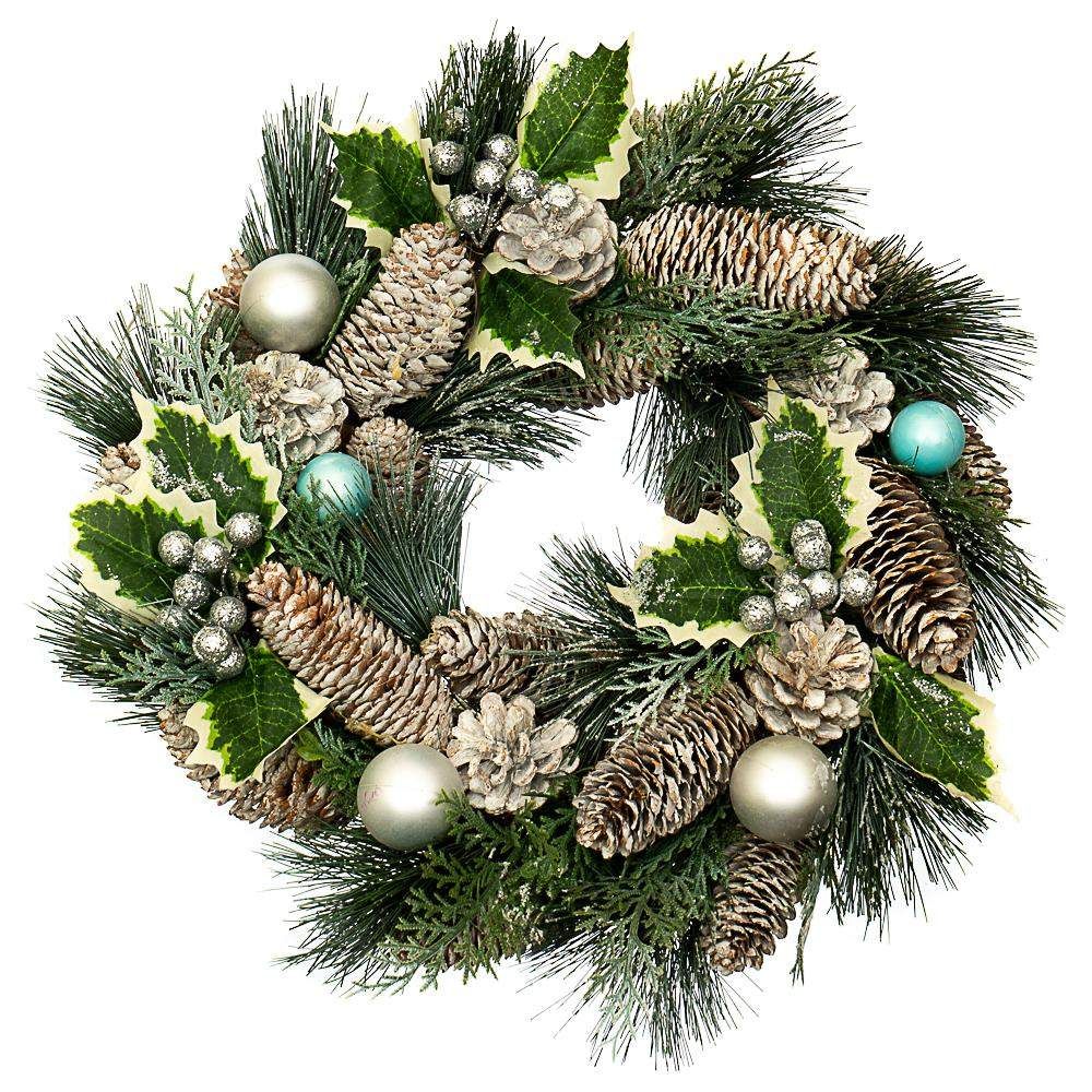 Вінок Elisey Ялинова з шишками та кульками (010NF) (984541) — купити на EVA.UA — ціна 1498.5 грн
