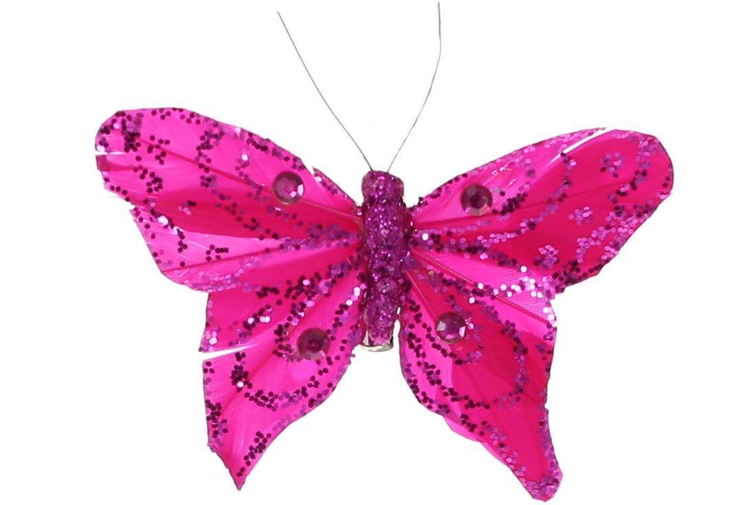 Декоративний метелик на кліпсі BonaDi Рожевий (117-888-8) (984549) — купить на EVA.UA — цена 108 грн