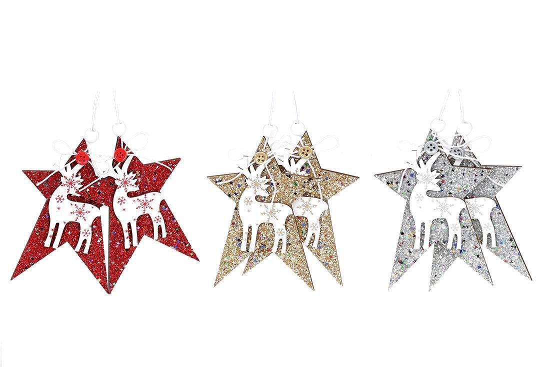 Набір новорічних прикрас BonaDi 6 шт. (781-387) (984572) — купити на EVA.UA — ціна 643.5 грн