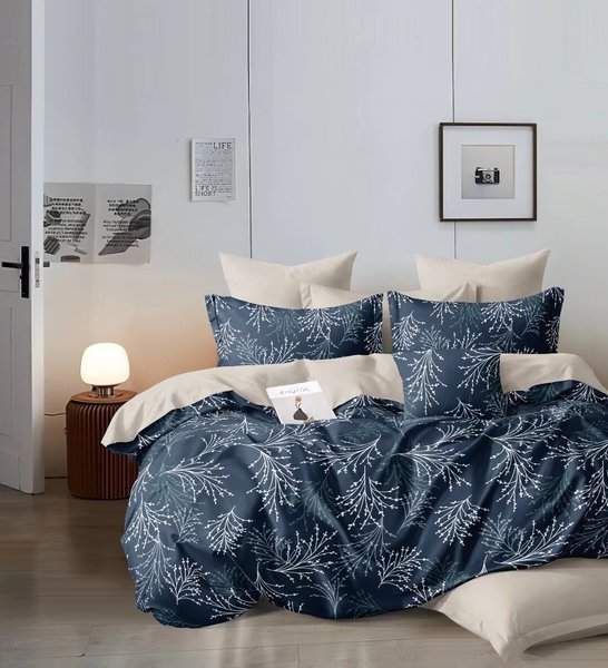 Комплект постільної білизни Soho Євро Lounge 200х230 см Keneo SkyBlue ...