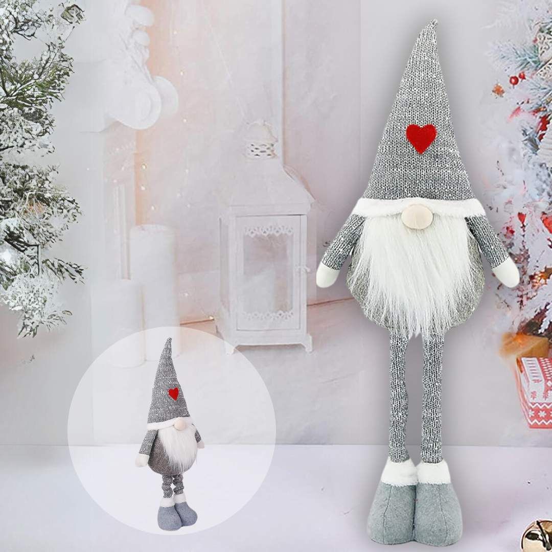 Новогодний гном под елку гном на ножках декоративная фигура под елку ...