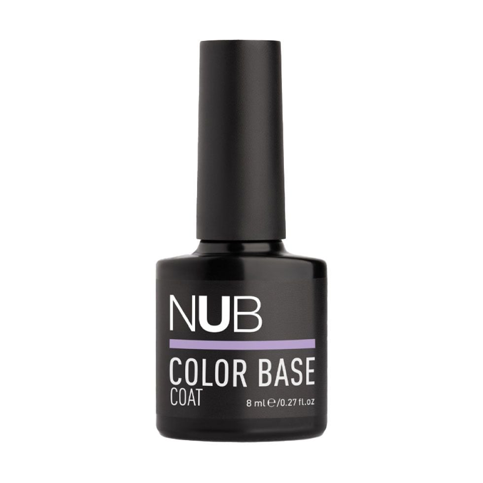 Кольорова каучукова база для гель-лаку NUB Color Base Coat, 8 мл ...