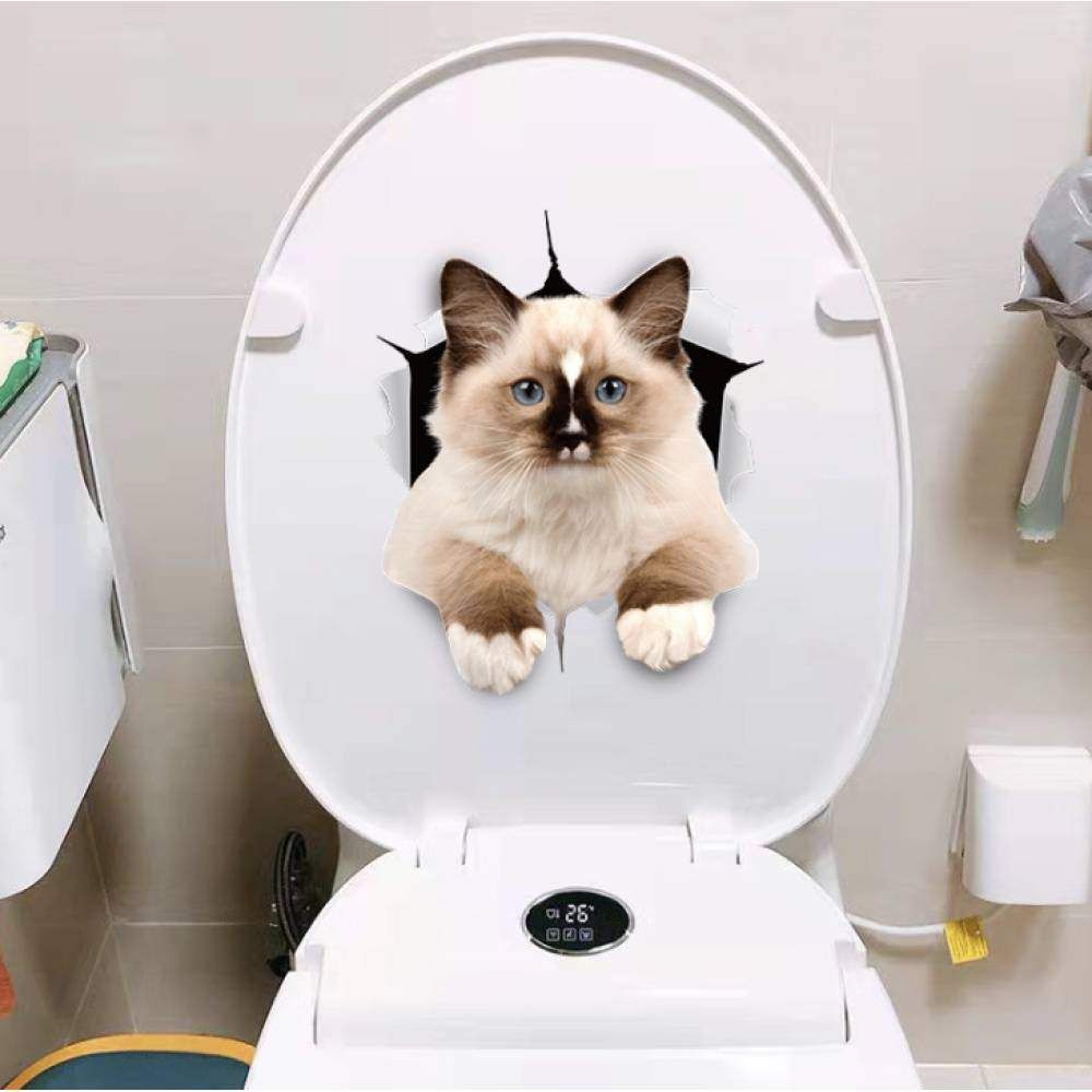 Наклейка 3D UKC в туалет Кіт 2804 21x29 см (987770) — купить на EVA.UA — цена 100 грн