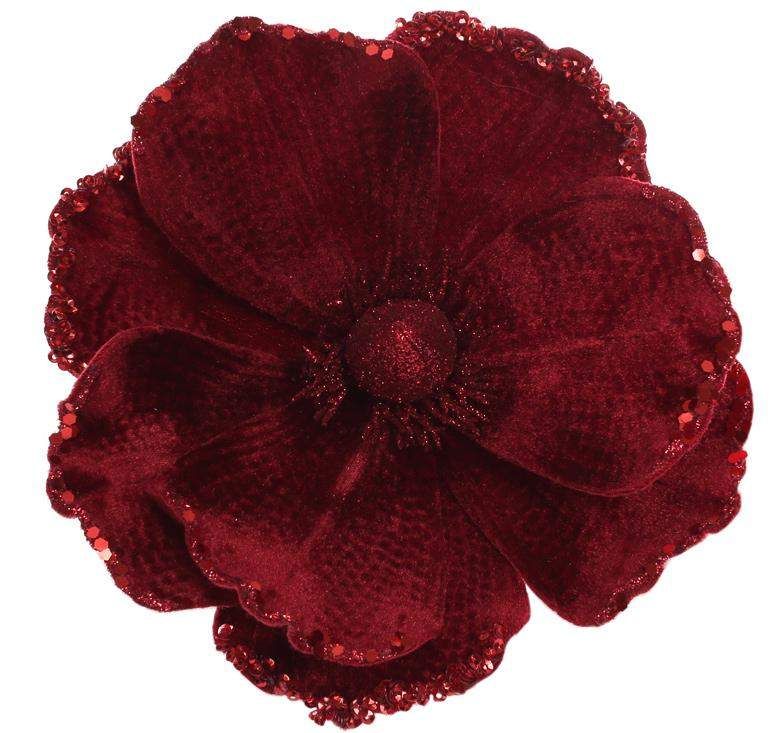 Декоративна квітка BonaDi Магнолія 17 см Бордова (807-157) (987846) — купить на EVA.UA — цена ...