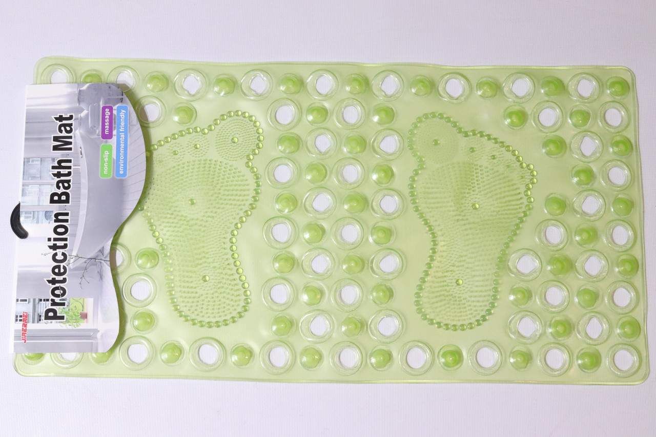 Силиконовый антискользящий коврик в ванную на присосках 64*33 см ...