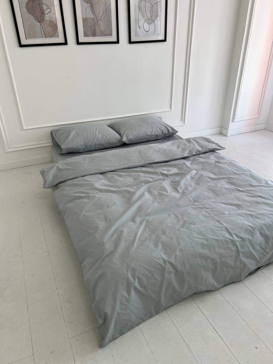 Постельное белье полуторное Бязь Gold Luxe простыня на резинке ...