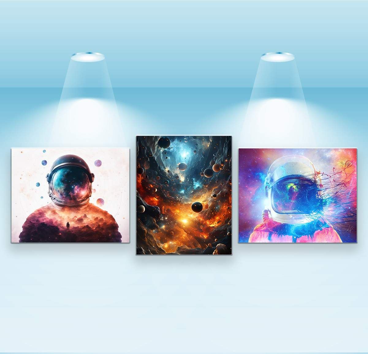 Набор постеров Riviera Blanca Безграничная вселенная (PS-183) 3 шт в ...