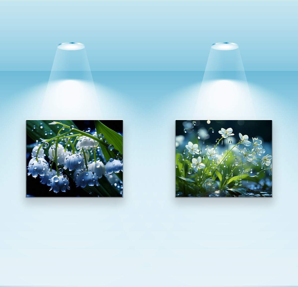 Набір постерів Riviera Blanca В краплях дощу (PS-157) 2 шт в наборі ...