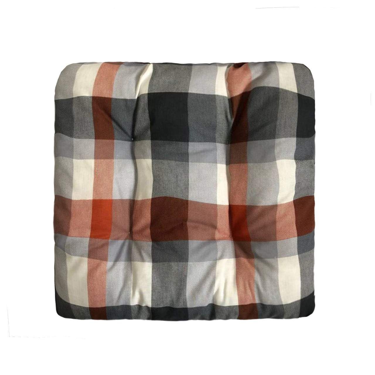 Подушка для стула и кресла 40х40х8 см в клеточку (993370) — купить на ...