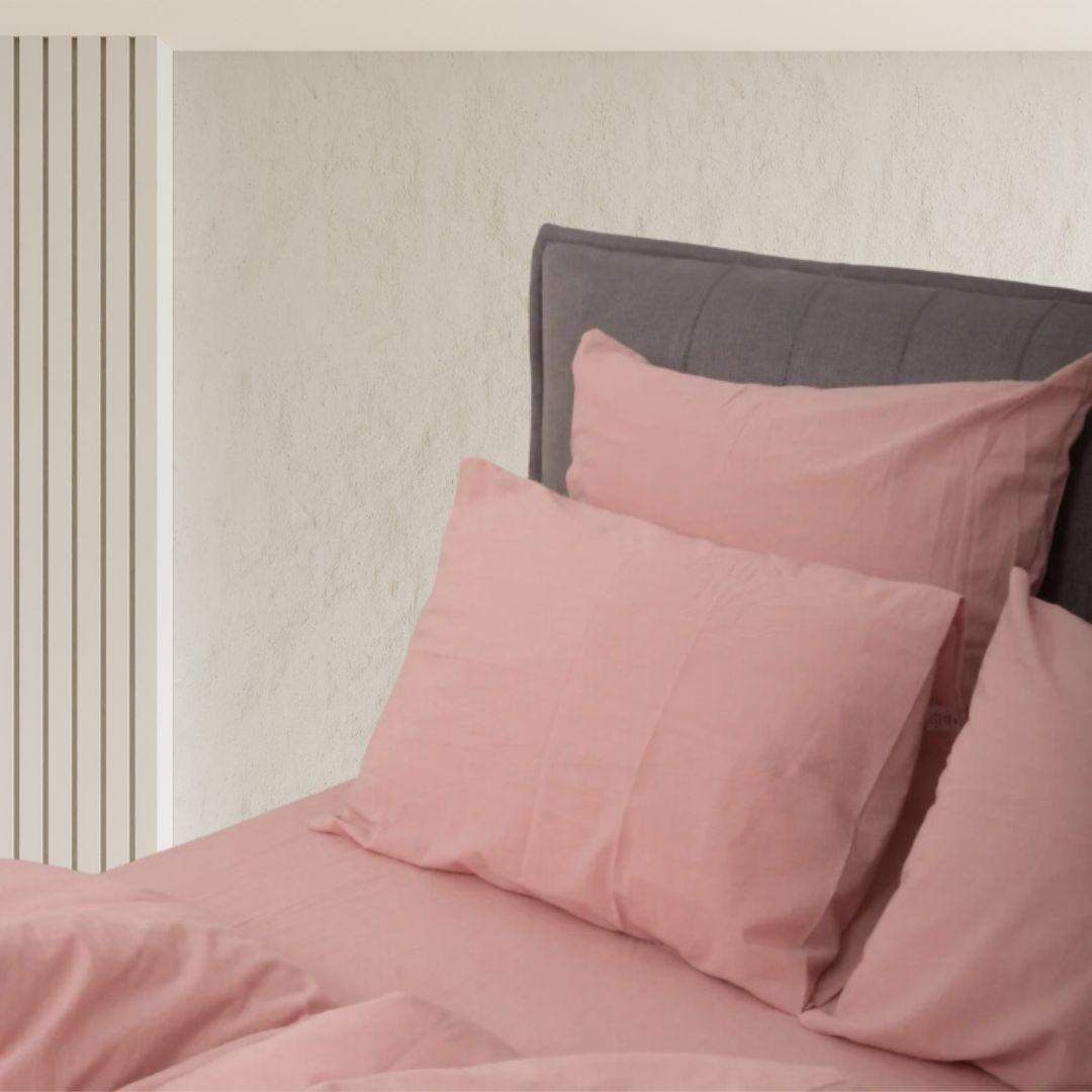 Наволочка на подушку 50х70 см Кораловий колір (994002) — купити на EVA ...