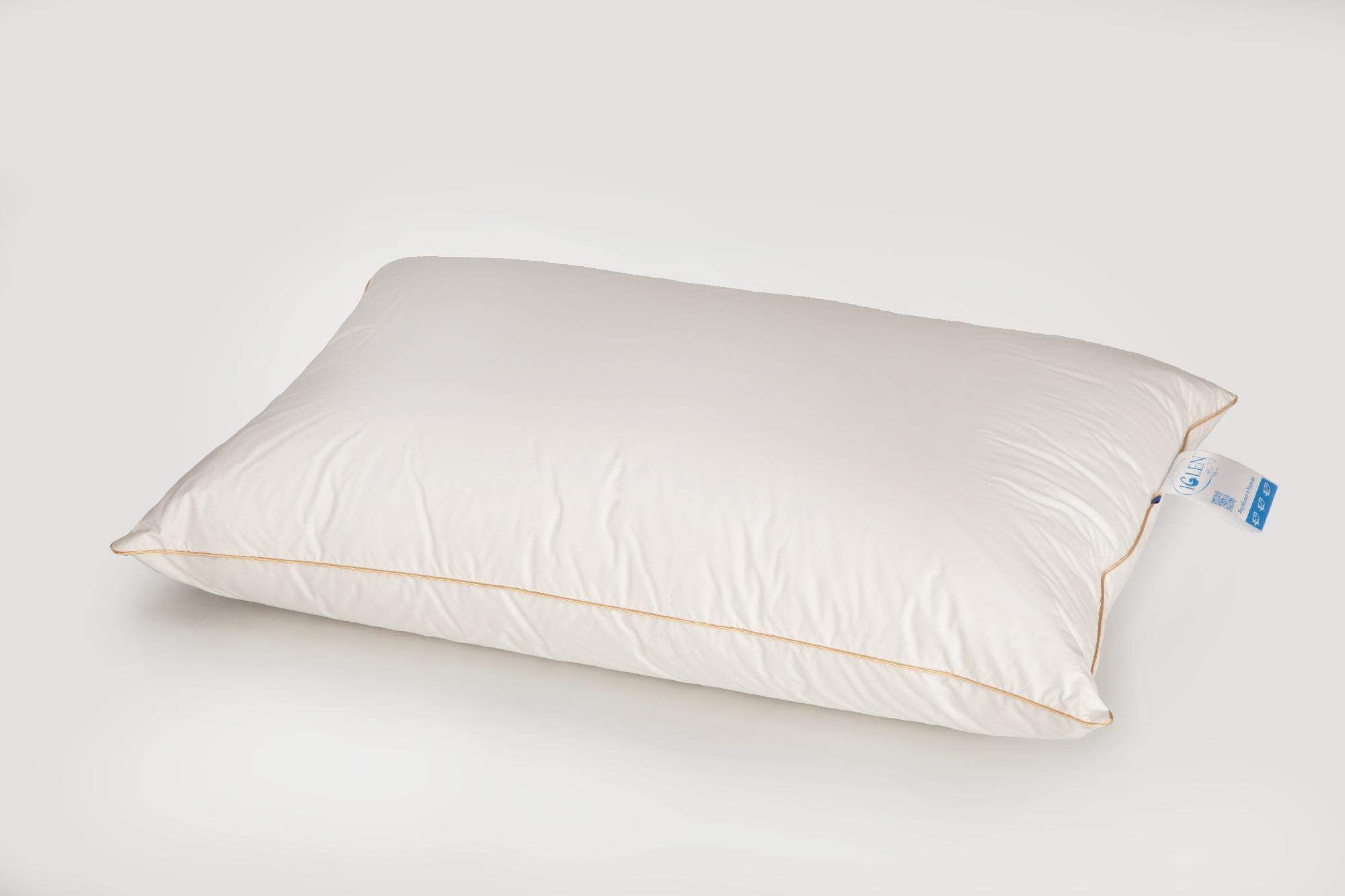 Подушка IGLEN пухо-пір'яна 30% пух 70% дрібне перо 40x60 см Біла (40604) (995653) — купить на ...