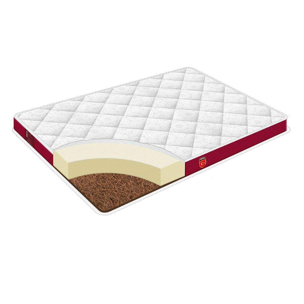 Матрац топер ортопедичний Homefort Istanbul 160х190 см Білий ...