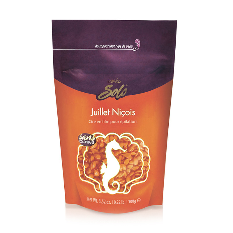 Віск для депіляції в гранулах ItalWax GloWax Solo Juillet Niсois, 100 г ...