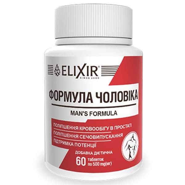 Комплекс для здоровья предстательной железы Elixir Man`s Formula 60 ...