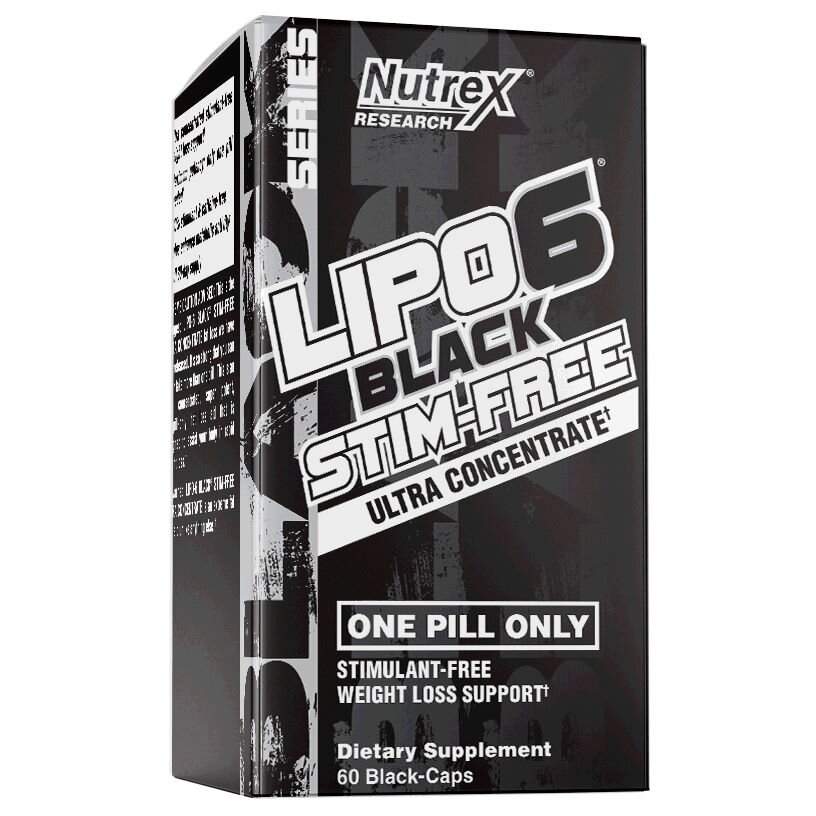 Жироспалювач Nutrex Research Lipo-6 Black Stim Free Ultra Concentrate ...