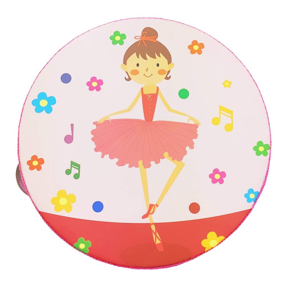 Дерев'яна іграшка Бубен MD 0367 15 см Балерина (1555819) — купить на ...