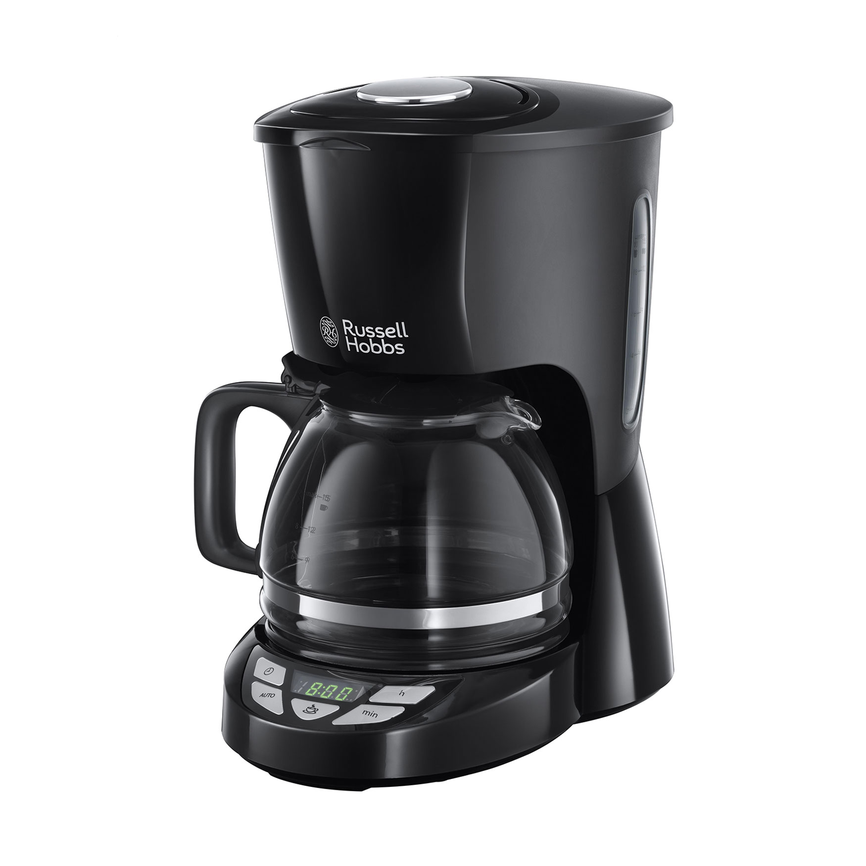Крапельна кавоварка Russell Hobbs Textures Plus чорна, 1.25 л (22620-56 ...