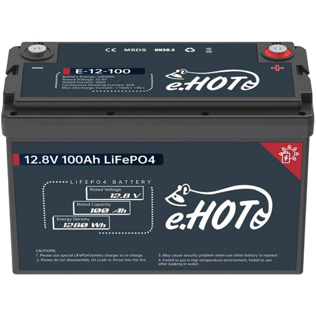 Акумулятор Enot LiFePO4 12V (12.8V/100Ah/1280Wh) (NP100-12_LiFePO4 ...