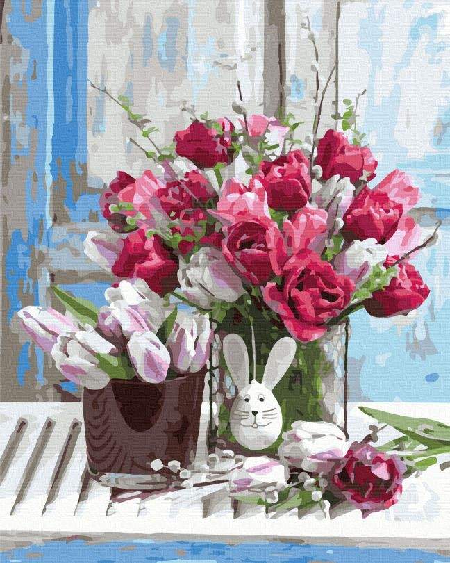 Картина за номерами Тюльпани (BK-GX45149) 40 х 50 см Raskraski (1621285 ...