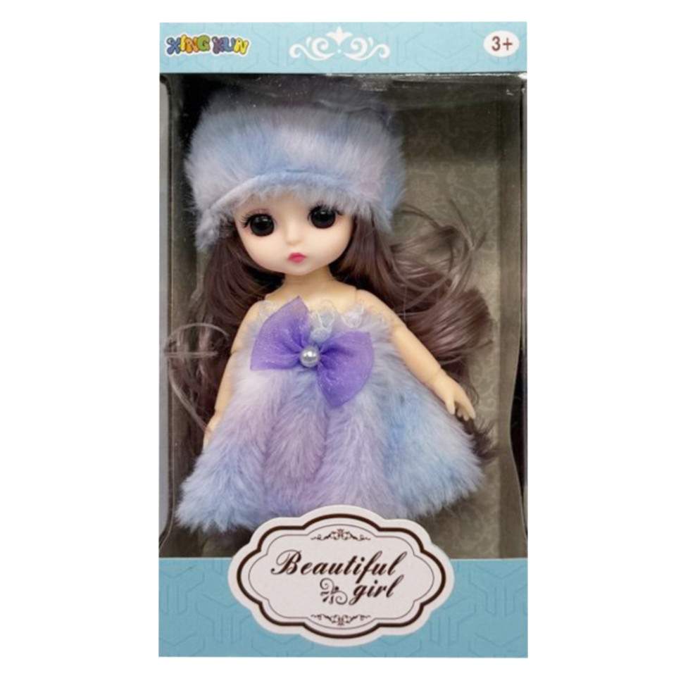 Дитяча іграшкова лялька Bambi 1361-2 шарнірна, розмір 15 см (1631495 ...