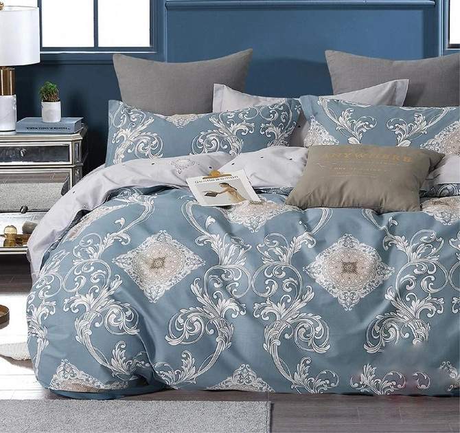 Постельное белье Viluta с узором комплект однотонный 214х150 см с ...