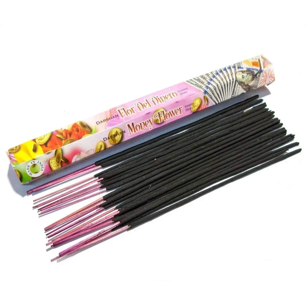 Аромапалички вугільні Darshan Money Flower Грошовий букет 20 шт ...