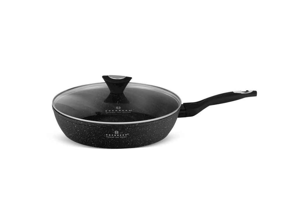 Сковорода ал. EDENBERG глибока з кришкою 1,7л кований алюміній (1654112 ...