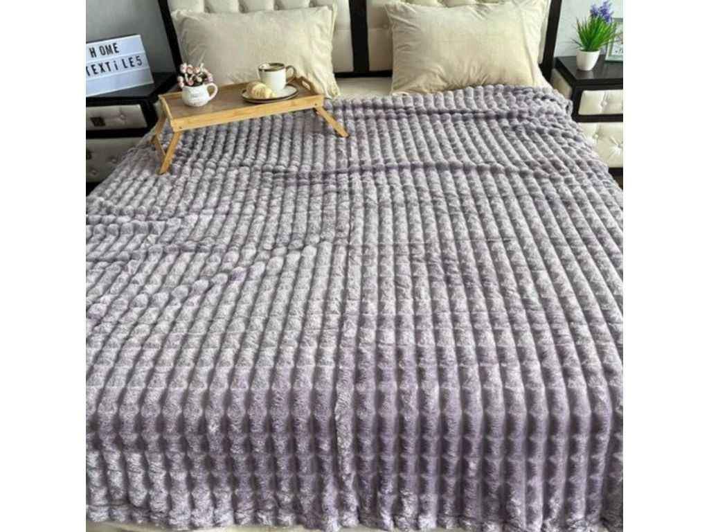 Плед COLORFULHOME 200*220 мікрофібра арт.006-40 бузковий (1658846 ...