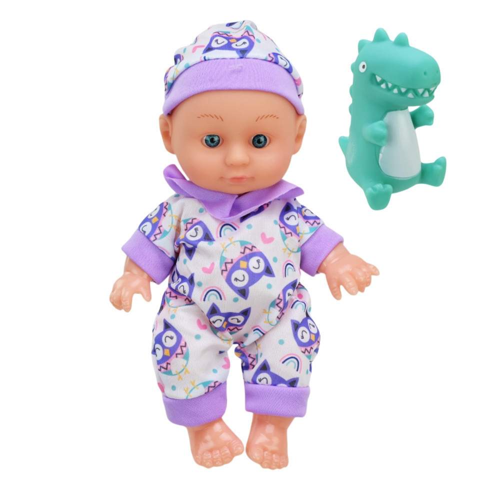 Дитяча Лялька-Пупс Cute baby HX623-5/7 з іграшкою Фіолетовий Bambi ...