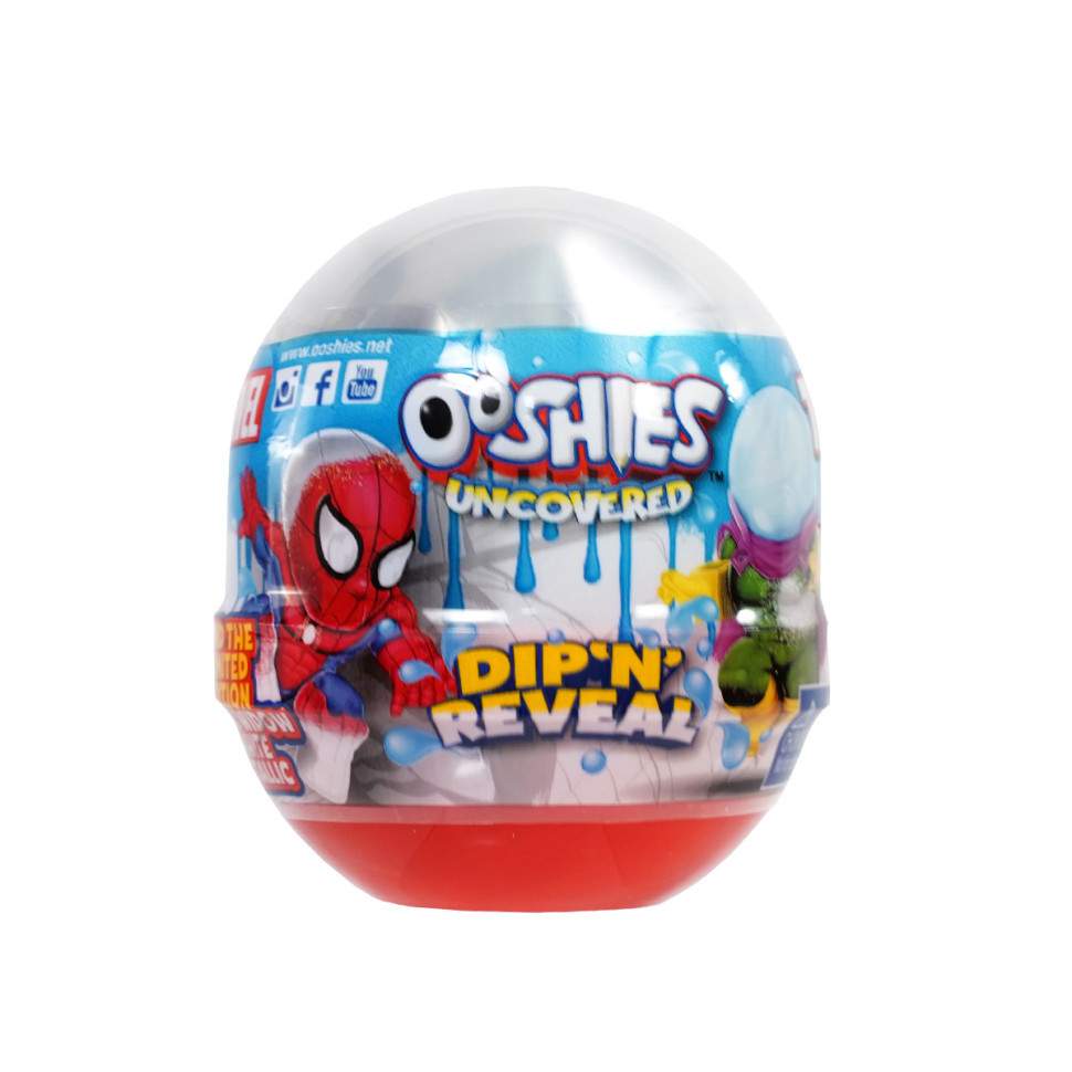 Фигурка-сюрприз в капсуле, меняющая цвет Марвел Ooshies 20997, 10 видов ...