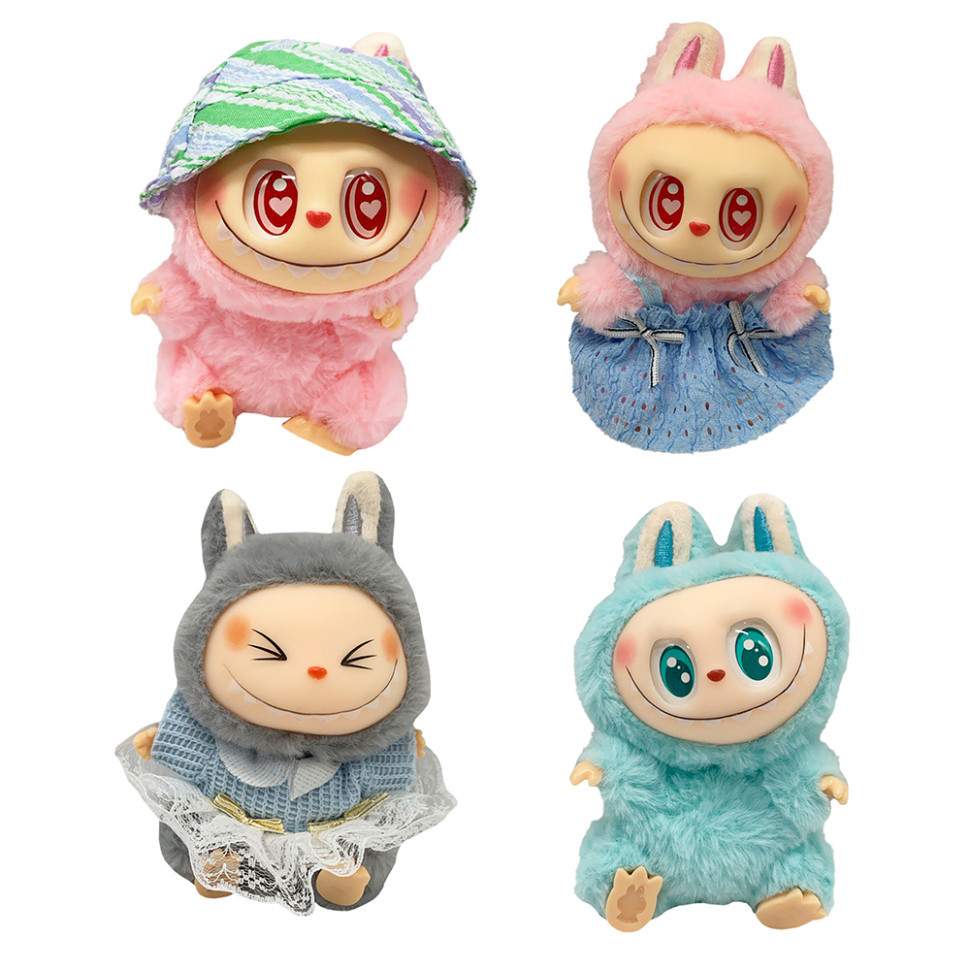 Дитяча м'яка іграшка-брелок The Monsters Labu Labu15 в асортименті ...