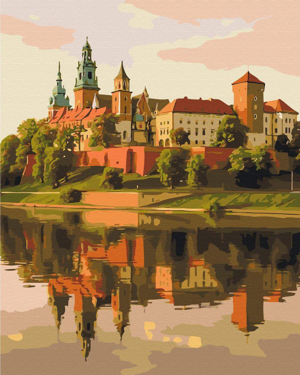 Преміум картина за номерами Brushme 40x50см "Королівський дім над ...