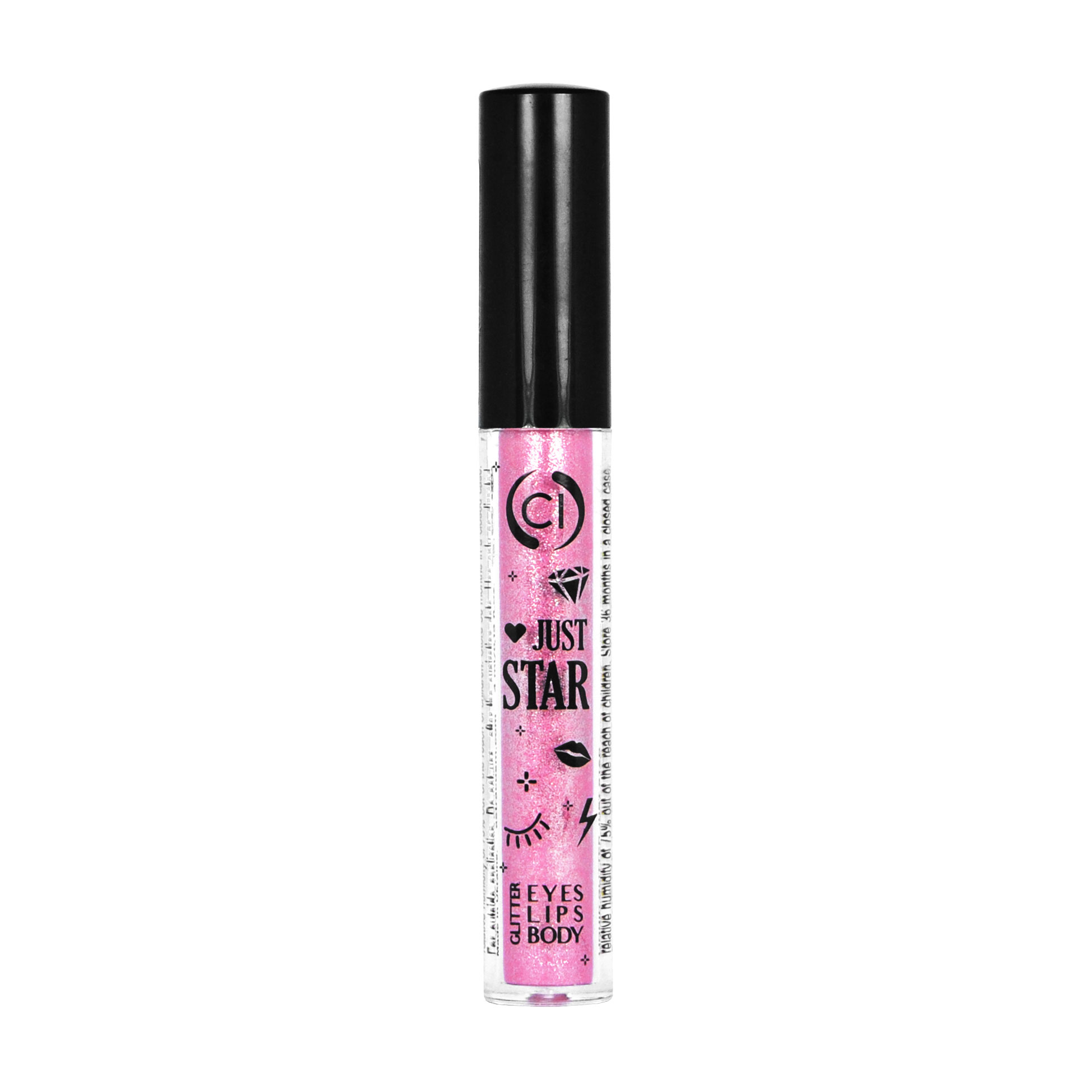 Рідкий глітер для обличчя, очей та губ Colour Intense Just Star Glitter ...