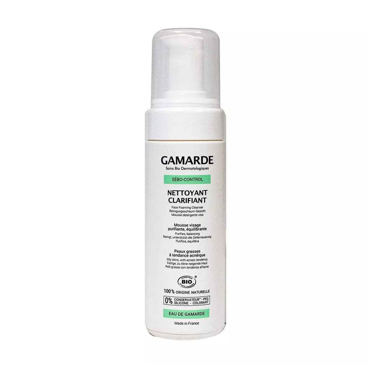 Очищувальна пінка для вмивання Gamarde Face Foaming Cleanser для жирної ...