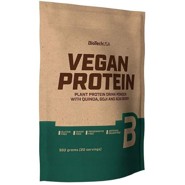 Протеин BioTechUSA Vegan Protein 500 g /20 servings/ Hazelnut (856265 ...