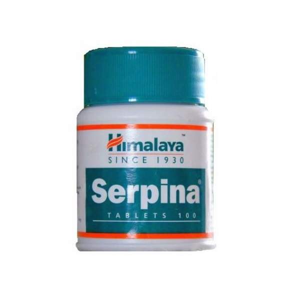 Комплекс для профілактики тиску та кровообігу Himalaya Serpina 100 Tabs ...