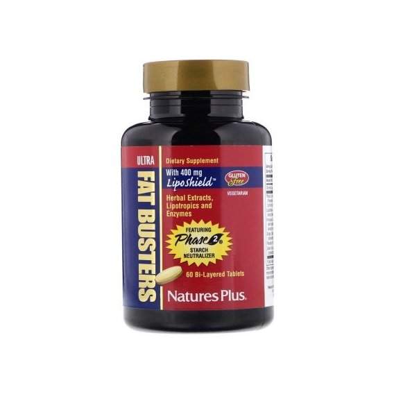 Комплекс для зниження ваги Nature's Plus Ultra Fat Busters 60 Bi ...