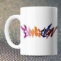 Чашка Fan Girl лого Євангеліон - Evangelion (15760) 330 мл Білий ...