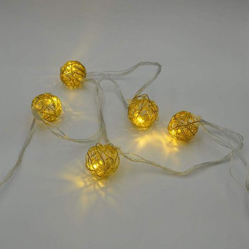 Гірлянда-нитка Matrix String-Lights Metal Ball 10WW-1 2 м Білий теплий ...