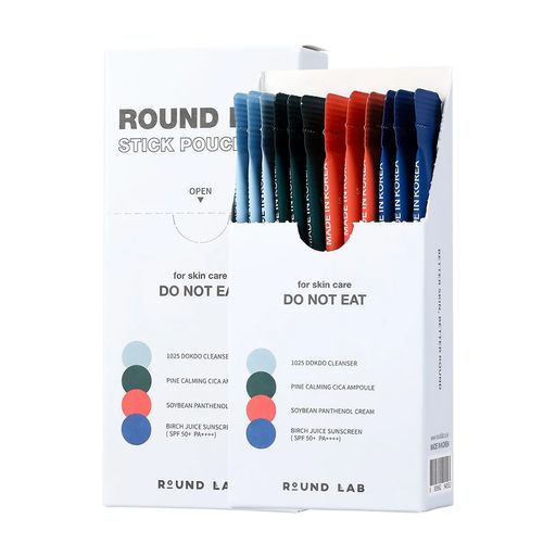 Набір мініатюр Round Lab Stick Pouch Kit (засіб для вмивання, 3*3 мл ...