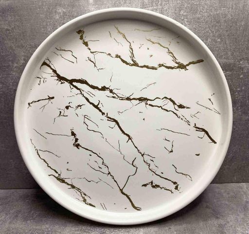 Блюдо фарфорове Bonadi 805 700 Мармурова розкіш 25 5 см 1046462 — купити на Eva Ua — ціна 593 грн