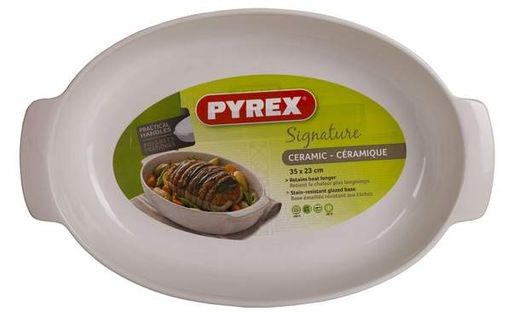 Форма для запікання керамічна 35*23 см овальна Pyrex Signature SG35OR1 ...