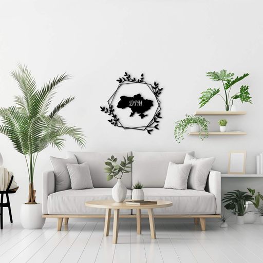 Сучасний декор стін Woodyard декоративне панно з дерева Віночок з ...