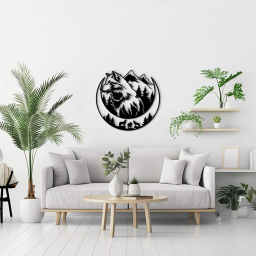 Сучасна картина на стіну в спальню Woodyard декоративне панно з дерева ...