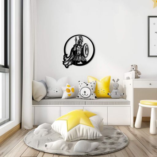 Сучасна картина на стіну Woodyard дерев'яний декор для дому Спартанець ...