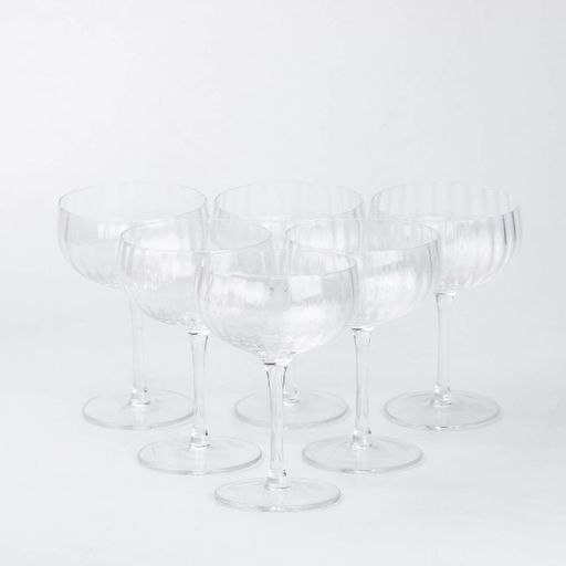 Келихи для коктейлів 6 штук фужери для коктейлю 350 мл келих для напоїв